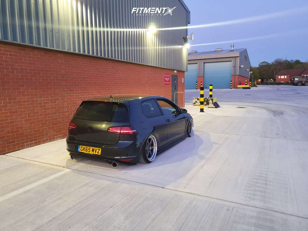 2015 Volkswagen GTI Autobahn with 18x9.5 Kansei Roku and Nankang 205x35 ...