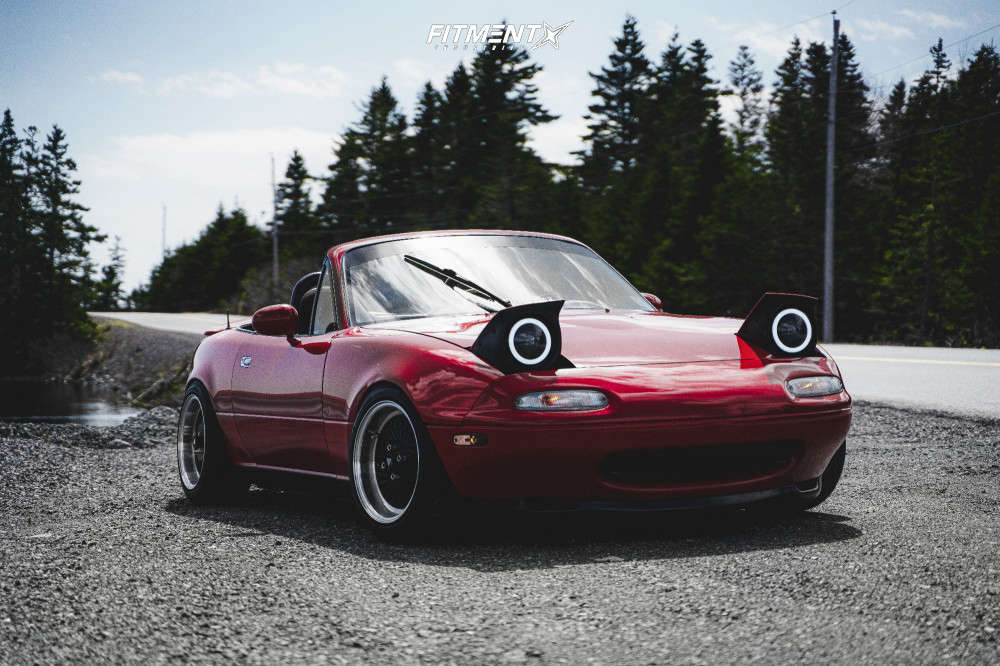 1990 Mazda MX-5 Miata Base with 15x8 Enkei 92 and Nankang 195x50 on ...