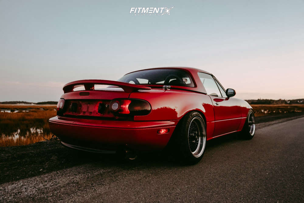 1990 Mazda MX-5 Miata Base with 15x8 Enkei 92 and Nankang 195x50 on ...