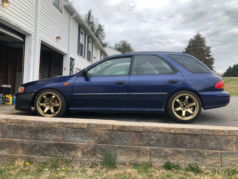 2000 Subaru Impreza L with 17x9 Rota Grid and Achilles 215x40 on ...