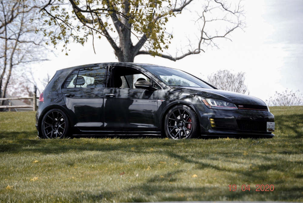 2015 Volkswagen GTI S with 18x8.5 Konig Ampliform and Nitto 235x40 on ...