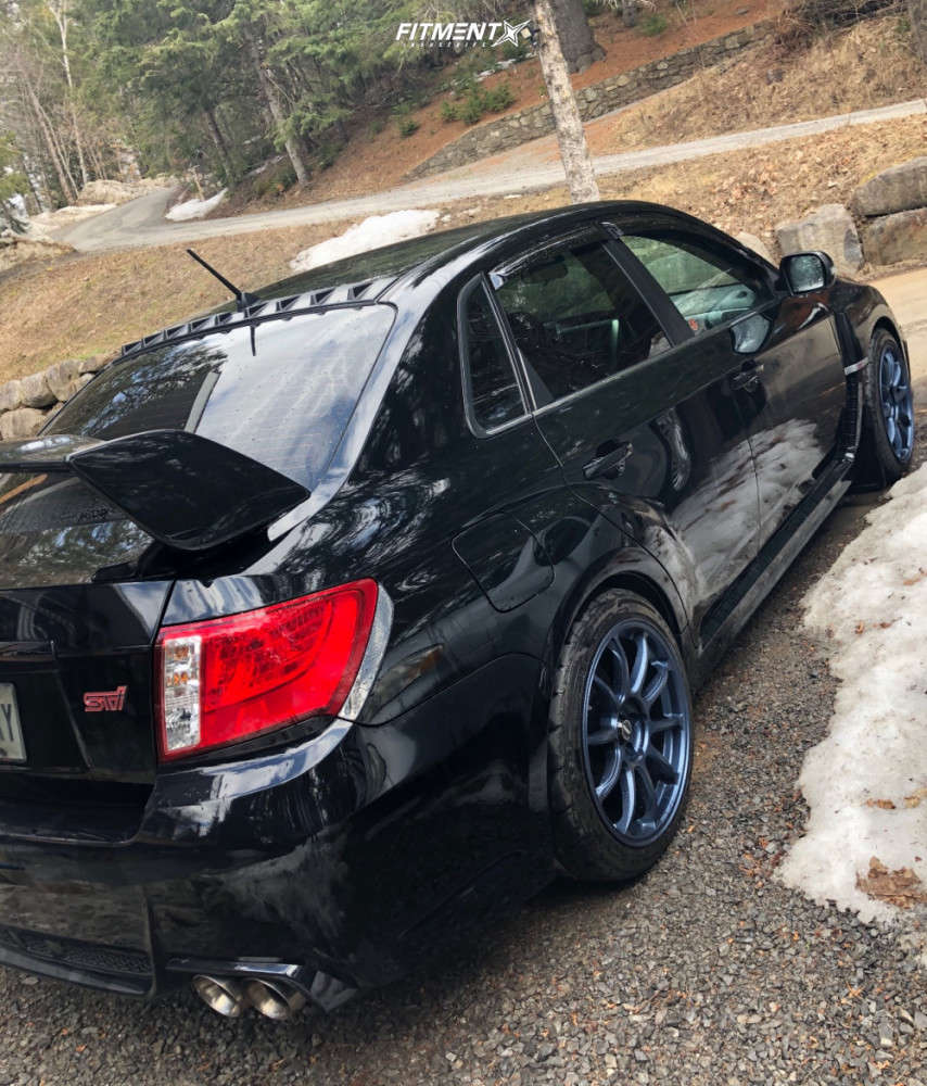 2012 Subaru WRX STI Base with 18x9.5 Fast Wheels Dime and Firestone ...