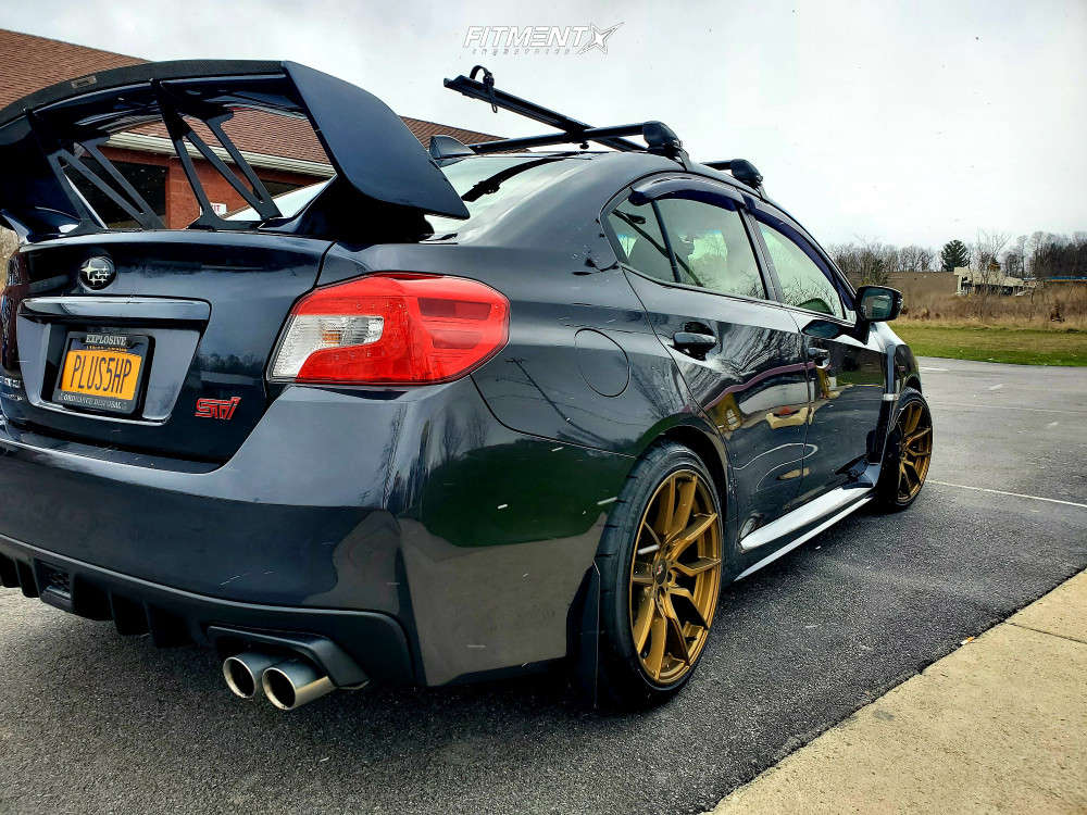 2016 Subaru WRX STI Limited with 18x9.5 Option Lab R716 and Firestone ...