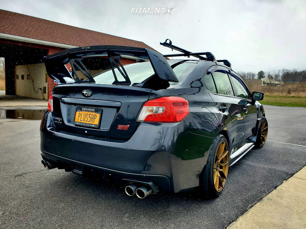 2016 Subaru WRX STI Limited with 18x9.5 Option Lab R716 and Firestone ...