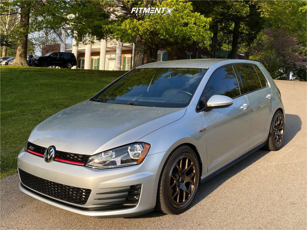 2017 Volkswagen GTI S with 18x8.5 Neuspeed Rse122 and Bridgestone ...