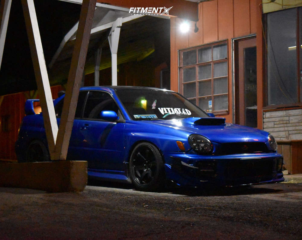 2002 Subaru WRX WRX with 18x9.5 Rota Grid and Ironman 255x35 on Stock ...
