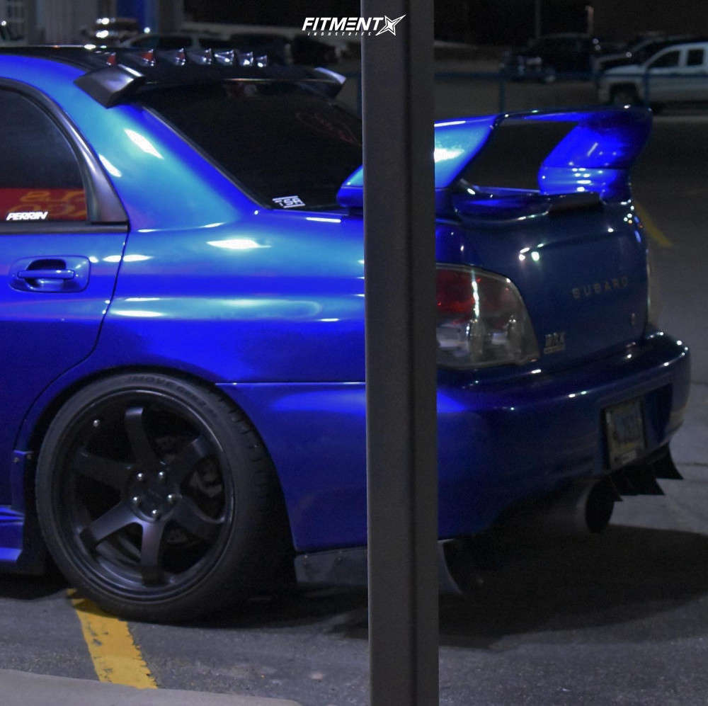 2002 Subaru WRX WRX with 18x9.5 Rota Grid and Ironman 255x35 on Stock ...