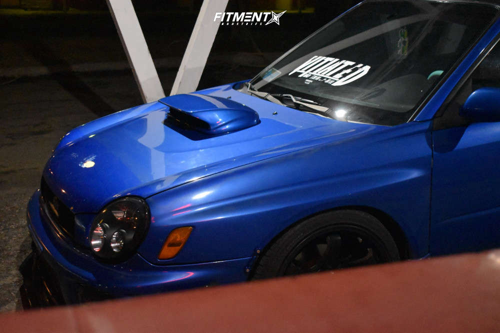 2002 Subaru WRX WRX with 18x9.5 Rota Grid and Ironman 255x35 on Stock ...