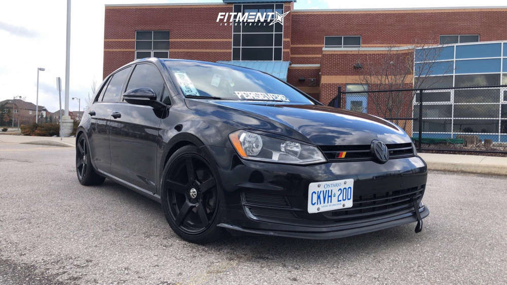 2016 Volkswagen Golf Trendline with 18x8 Spyn Wheel C Spec and Kapsen ...