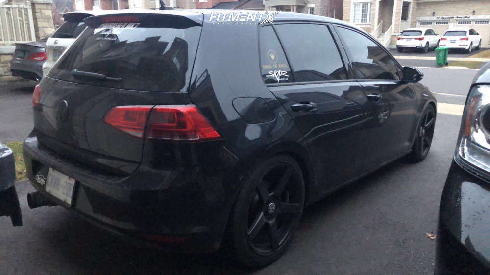 2016 Volkswagen Golf Trendline with 18x8 Spyn Wheel C Spec and Kapsen ...