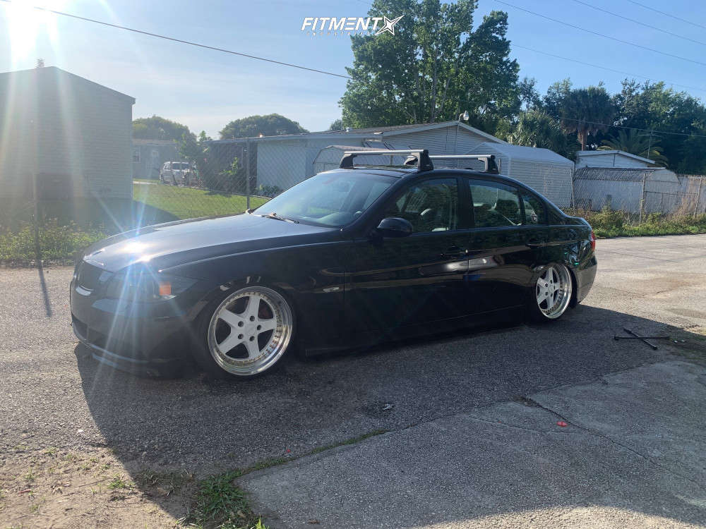 2007 BMW 328xi Base with 18x9.5 ESR SR04 and Toyo Tires 225x35 on Air ...