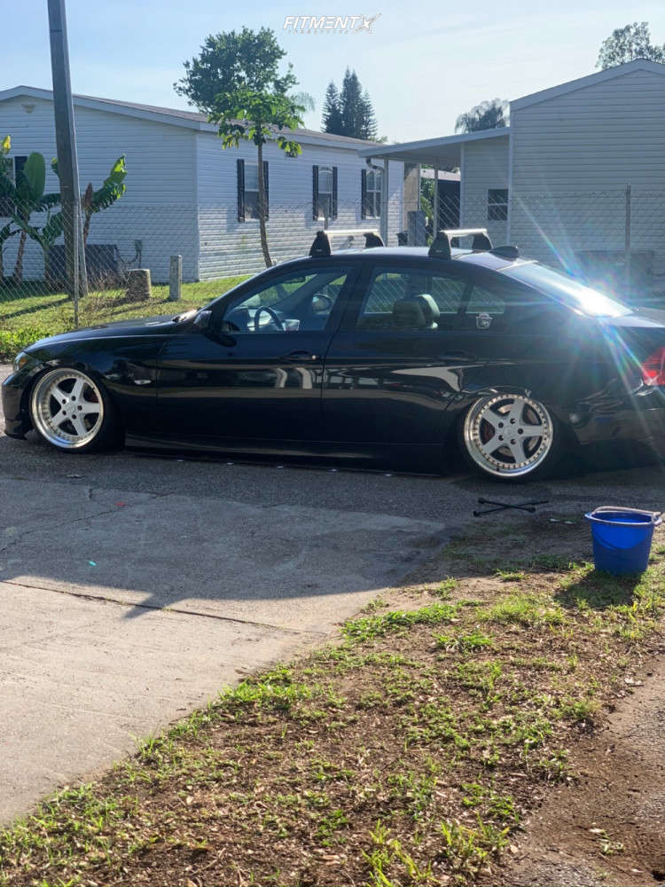 2007 BMW 328xi Base with 18x9.5 ESR SR04 and Toyo Tires 225x35 on Air ...