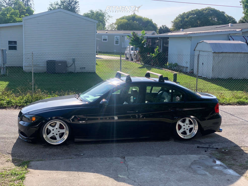 2007 BMW 328xi Base with 18x9.5 ESR SR04 and Toyo Tires 225x35 on Air ...