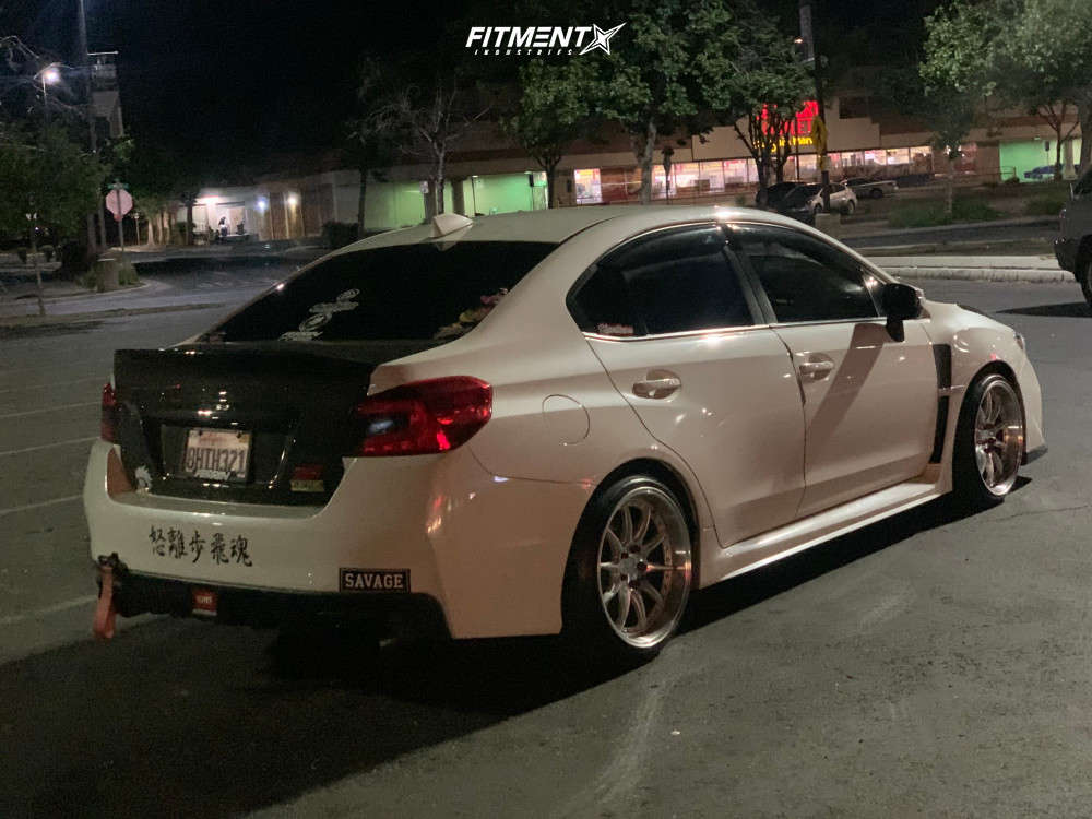 2016 Subaru WRX STI Base with 18x9.5 Aodhan Ds07 and Nankang 225x40 on ...