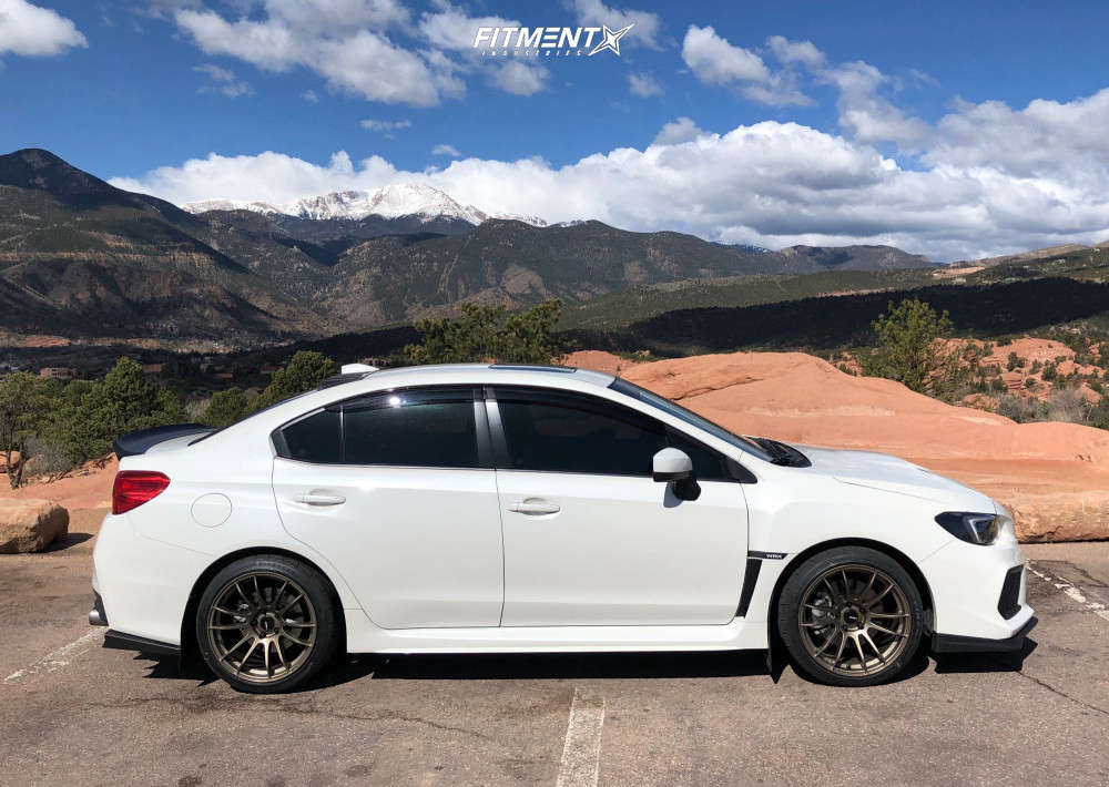 2019 Subaru WRX Premium with 18x9.5 AVID1 AV20 and Firestone 255x35 on ...