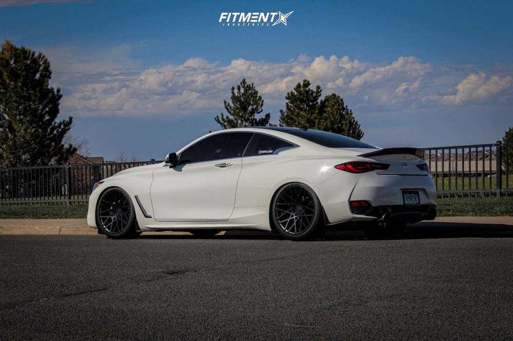 2017 INFINITI Q60 Premium with 20x10 Rotiform Blq and Continental ...