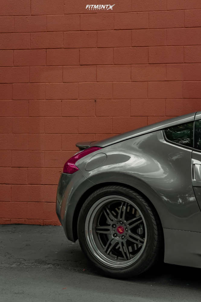 2012 Nissan 370Z Touring with 19x9.5 Work Varianza and Hankook 255x35 ...