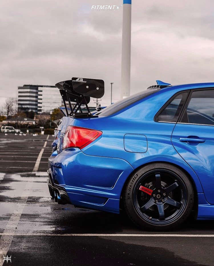 2012 Subaru WRX Base with 18x9.5 Rays Engineering Te37 and Michelin ...