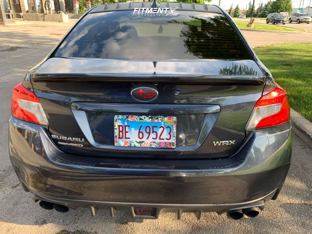 2017 Subaru WRX Base with 18x9.5 AVID1 AV26 and Michelin 245x35 on ...