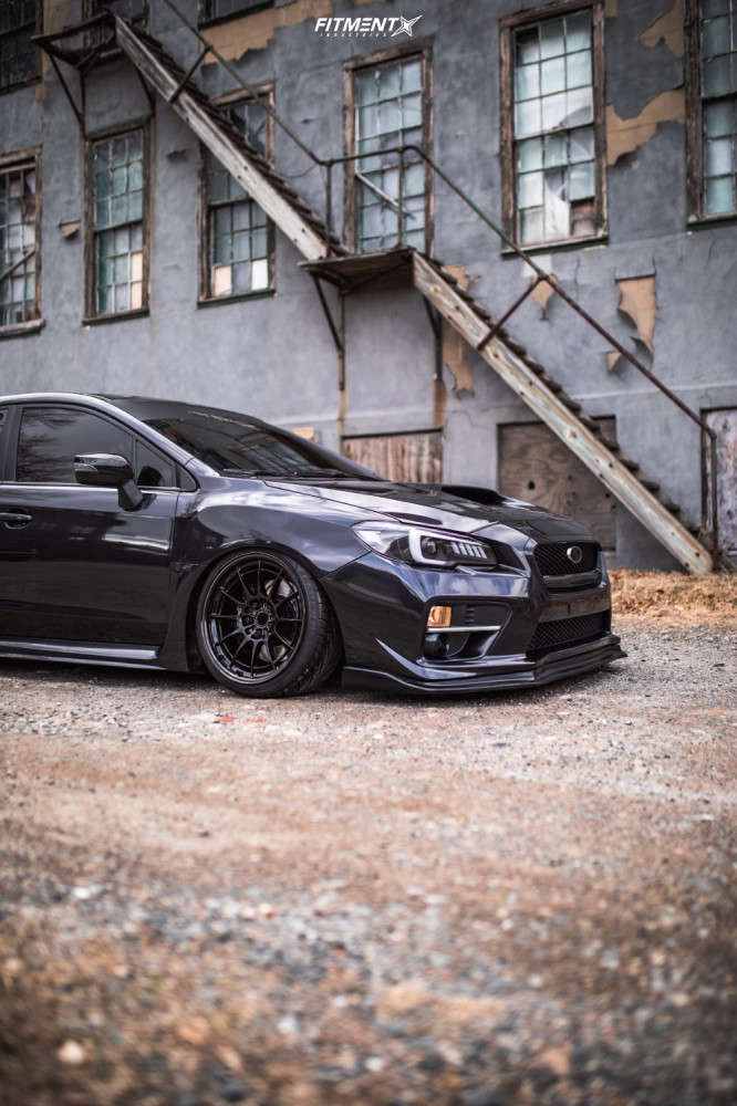 2015 Subaru WRX STI Base with 18x9.5 Enkei Nt03 and Federal 225x35 on ...