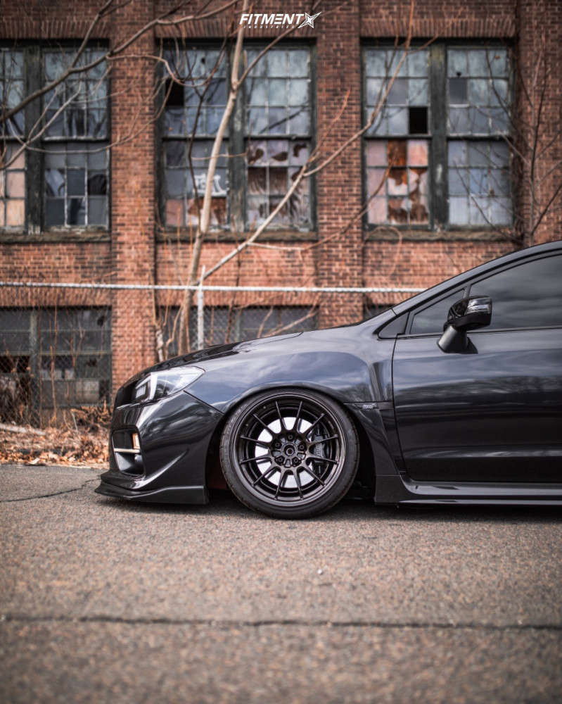 2015 Subaru WRX STI Base with 18x9.5 Enkei Nt03 and Federal 225x35 on ...