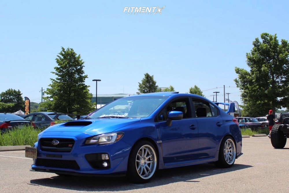 2015 Subaru WRX STI Limited with 18x9.5 Aodhan DS02 and Nitto 245x40 on ...