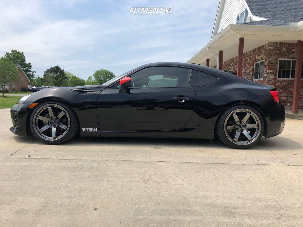 2018 Toyota 86 Base with 18x9.5 JNC JNC014 and Hankook 245x35 on Coilovers | 1042458 | Fitment ...
