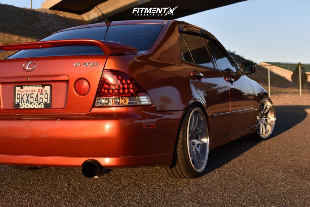 2001 Lexus IS300 Base with 18x9.5 Aodhan DS02 and Nankang 225x35 on ...