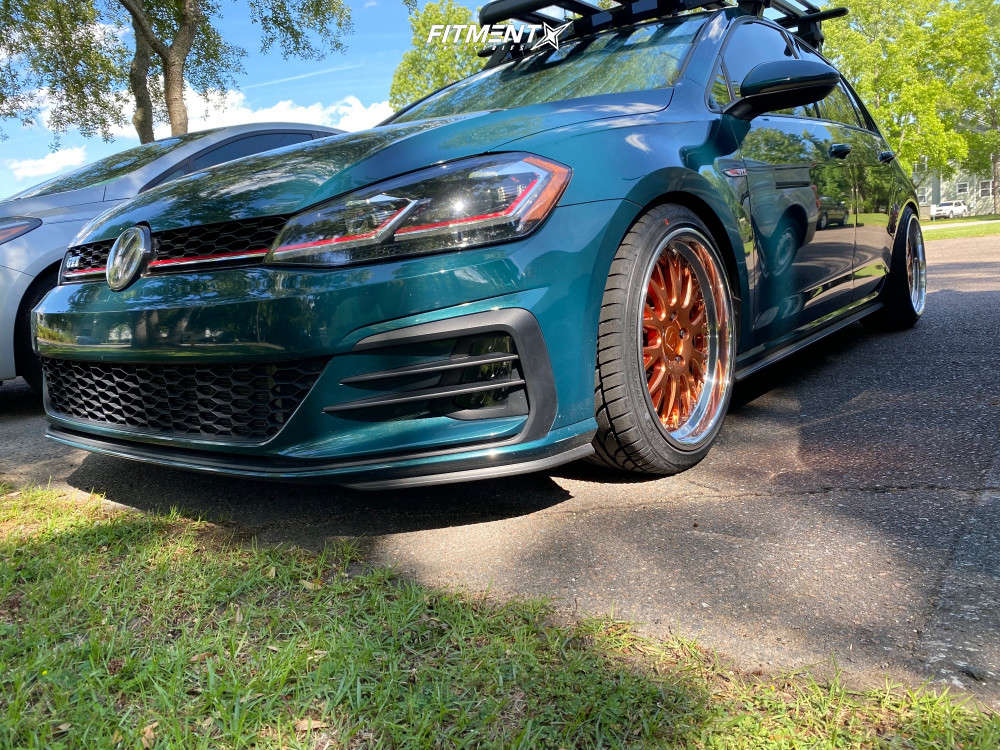2018 Volkswagen GTI SE with 18x8.5 Brada Forged Be-10 and Achilles ...