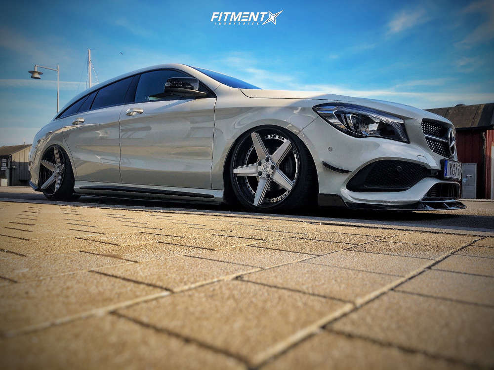 2016 Mercedes-Benz CLA250 4Matic with 19x9 WR Racing Costum Penta ...