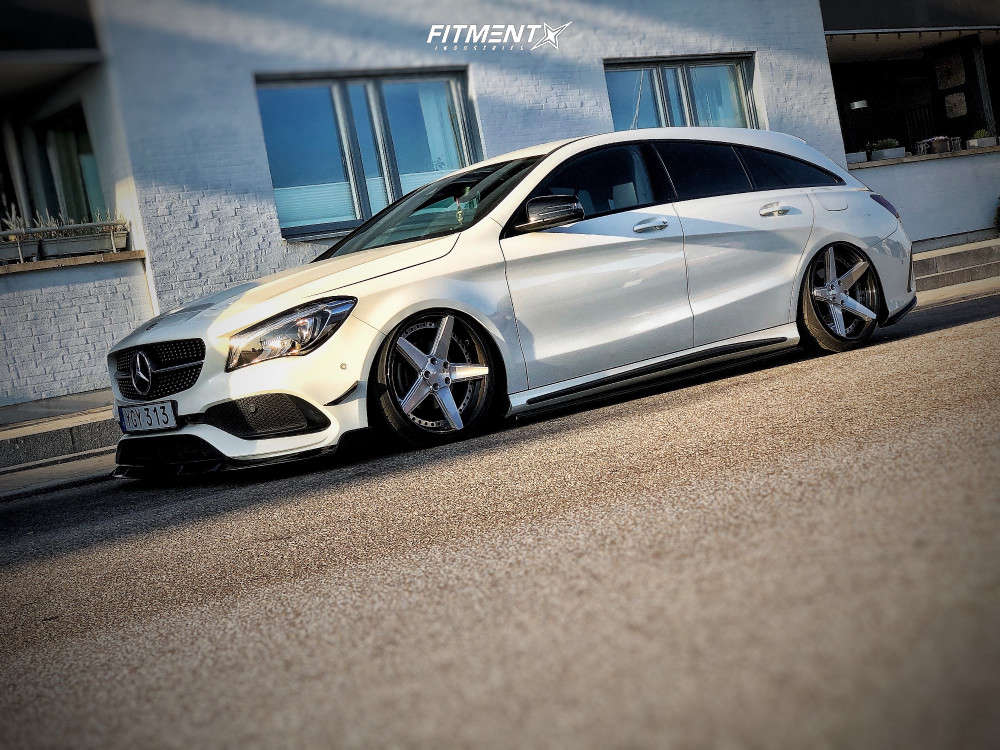2016 Mercedes-Benz CLA250 4Matic with 19x9 WR Racing Costum Penta ...