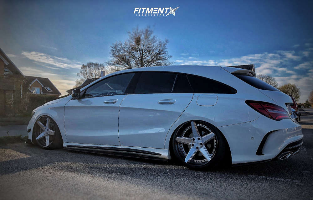 2016 Mercedes-Benz CLA250 4Matic with 19x9 WR Racing Costum Penta ...