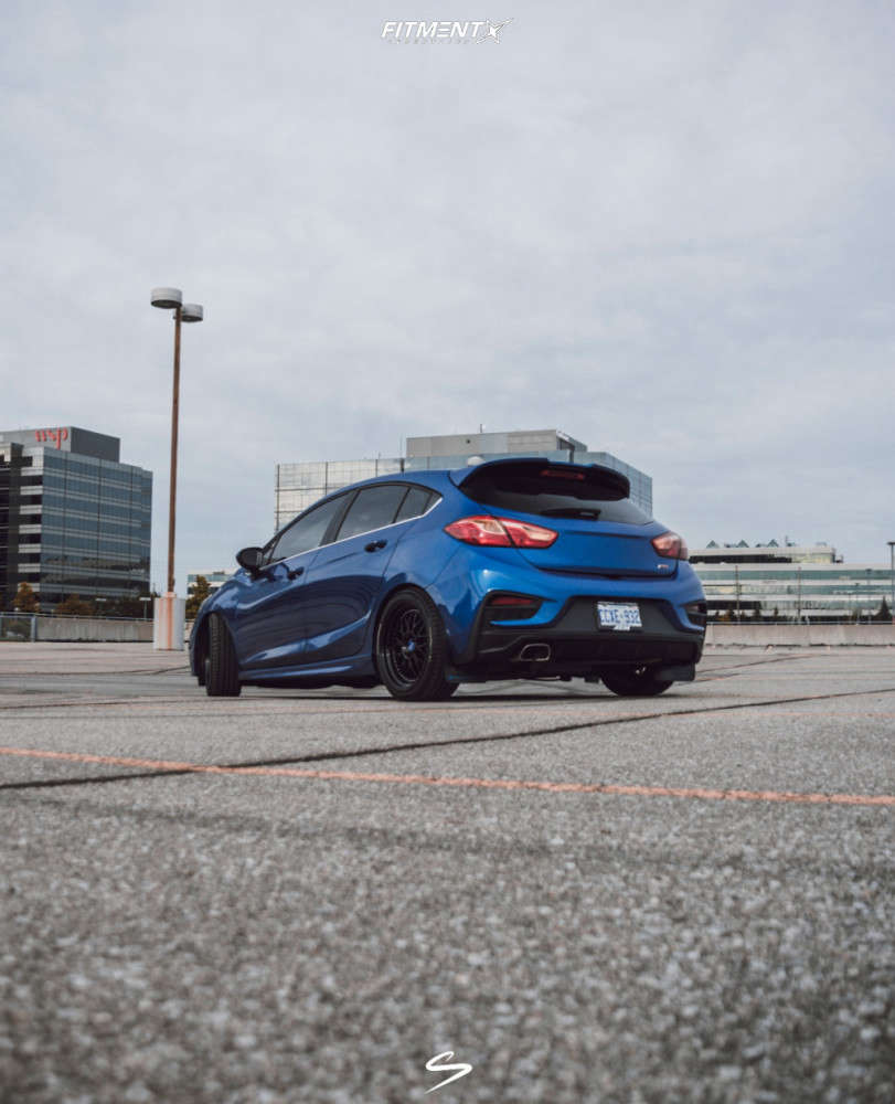 2017 Chevrolet Cruze LT with 18x8.5 ESR SR01 and Hankook 225x40 on ...