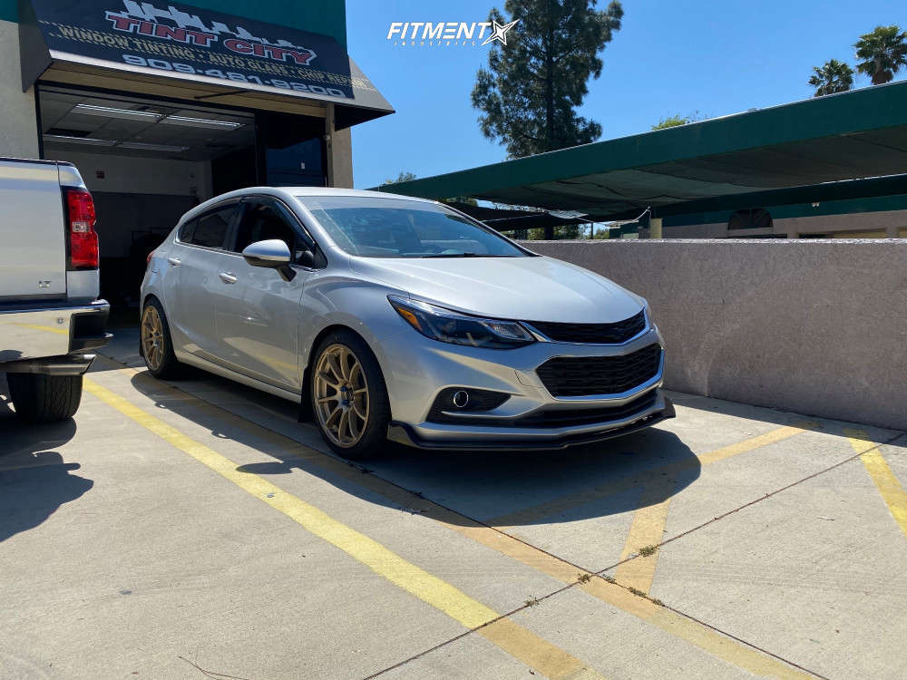 2017 Chevrolet Cruze LT with 18x9.5 AVID1 AV27 and Federal 245x40 on ...