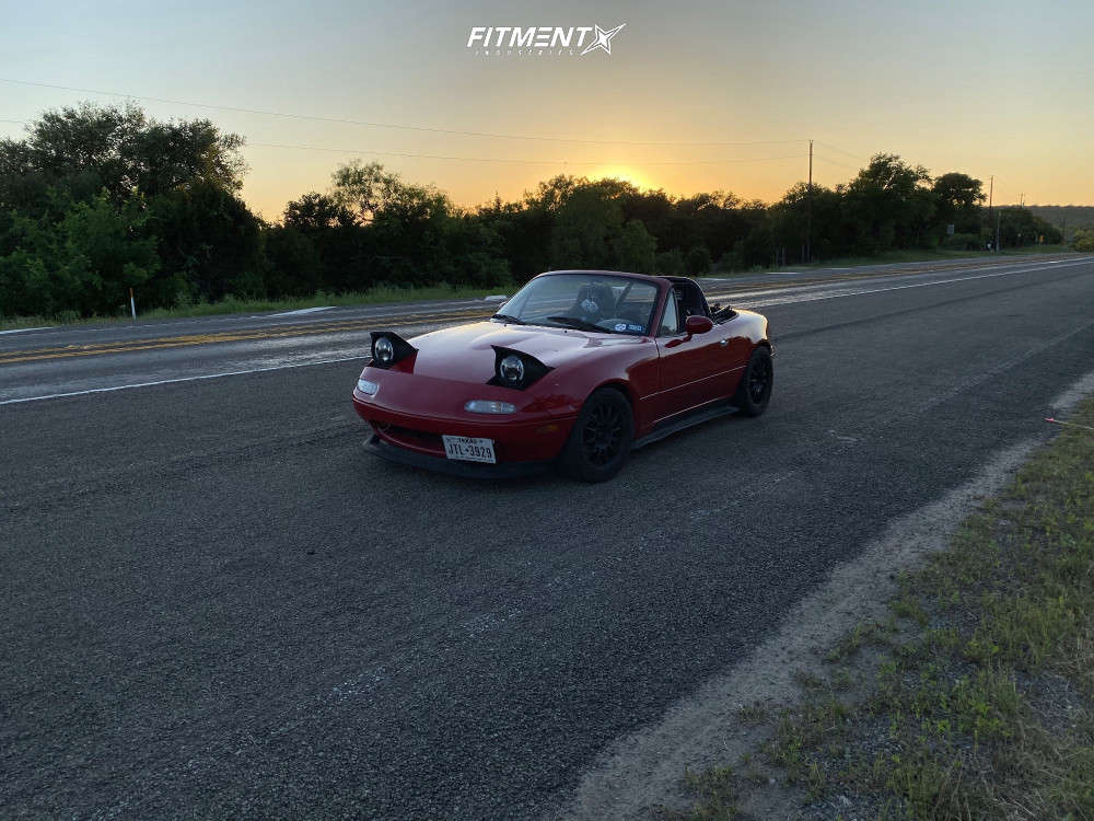 1991 Mazda Miata Base with 15x8 Team Dynamics Pro Race 1.2 and ...