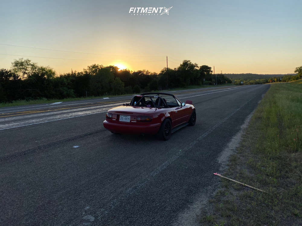 1991 Mazda Miata Base with 15x8 Team Dynamics Pro Race 1.2 and ...