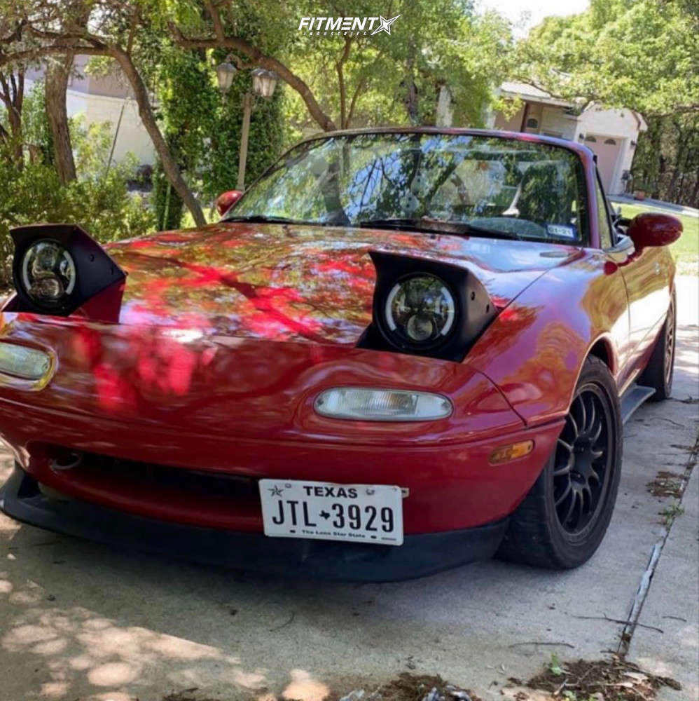 1991 Mazda Miata Base with 15x8 Team Dynamics Pro Race 1.2 and ...