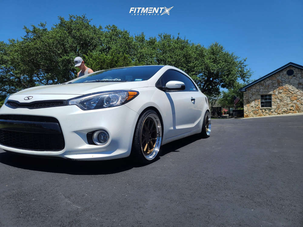 2016 Kia Forte Koup EX with 18x8.5 Aodhan Ds08 and Nitto 215x35 on ...