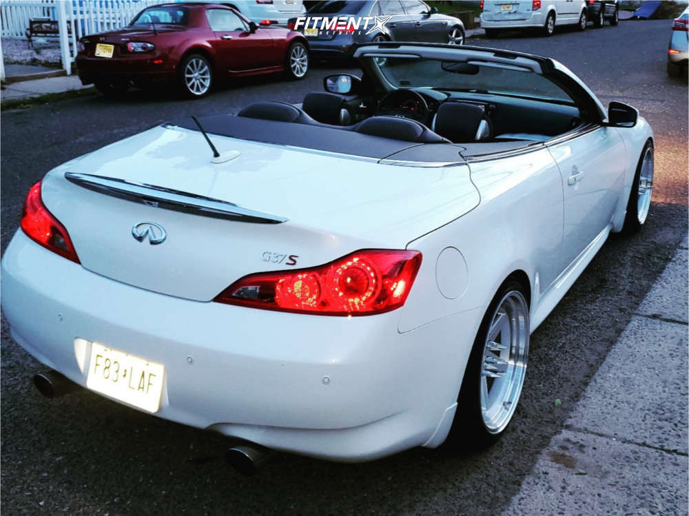 2013 INFINITI G37 Sport with 19x9.5 Aodhan DS05 and Hankook 255x30 on ...