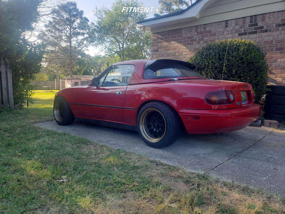 1990 Mazda MX-5 Miata Base with 15x8 Circuit Performance CP29 and Ironman 195x45 on Coilovers ...