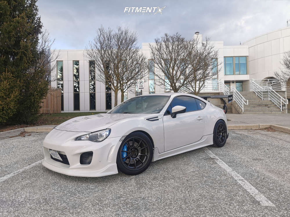2016 Subaru BRZ Sport-tech with 17x9 WedsSport Tc105x and Hankook 255x40 on Coilovers | 1046317 ...