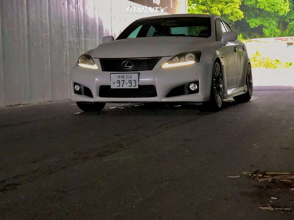 2009 Lexus IS F Base with 20x9 ESR Sr12 and Nexen 245x35 on Coilovers ...