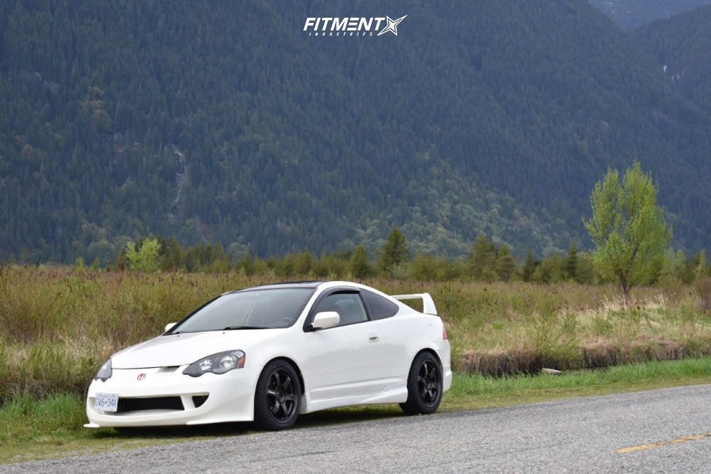 2003 Acura RSX Type-S with 17x8.5 Volk Te37 Saga and Firestone 245x45 ...