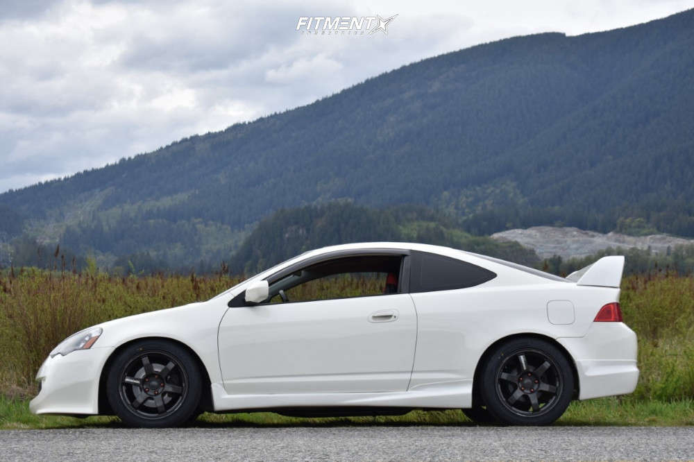 2003 Acura RSX Type-S with 17x8.5 Volk Te37 Saga and Firestone 245x45 ...