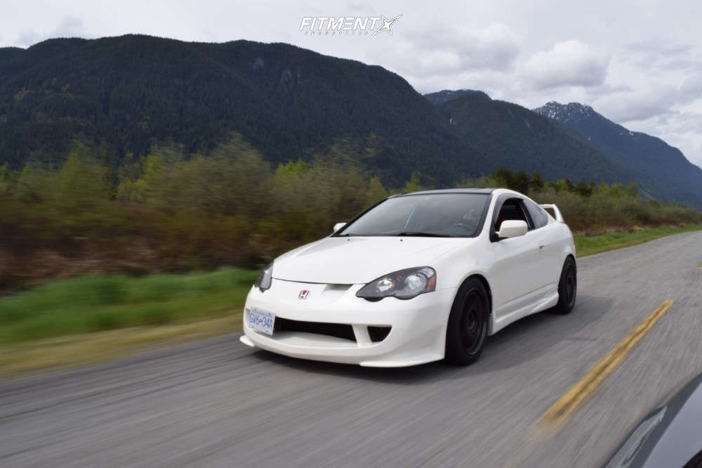 2003 Acura RSX Type-S with 17x8.5 Volk Te37 Saga and Firestone 245x45 ...