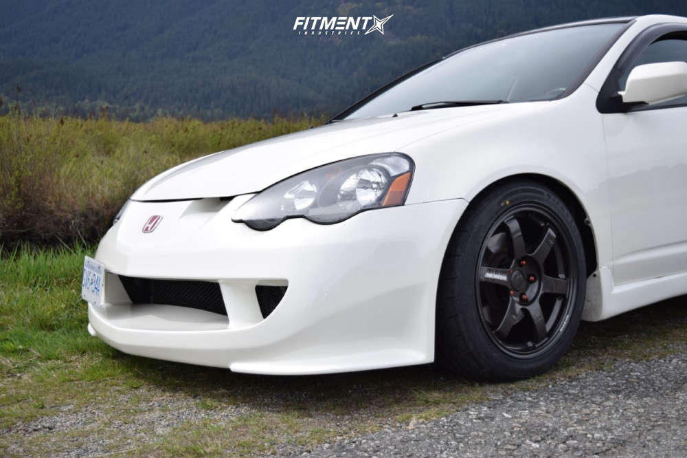 2003 Acura RSX Type-S with 17x8.5 Volk Te37 Saga and Firestone 245x45 ...
