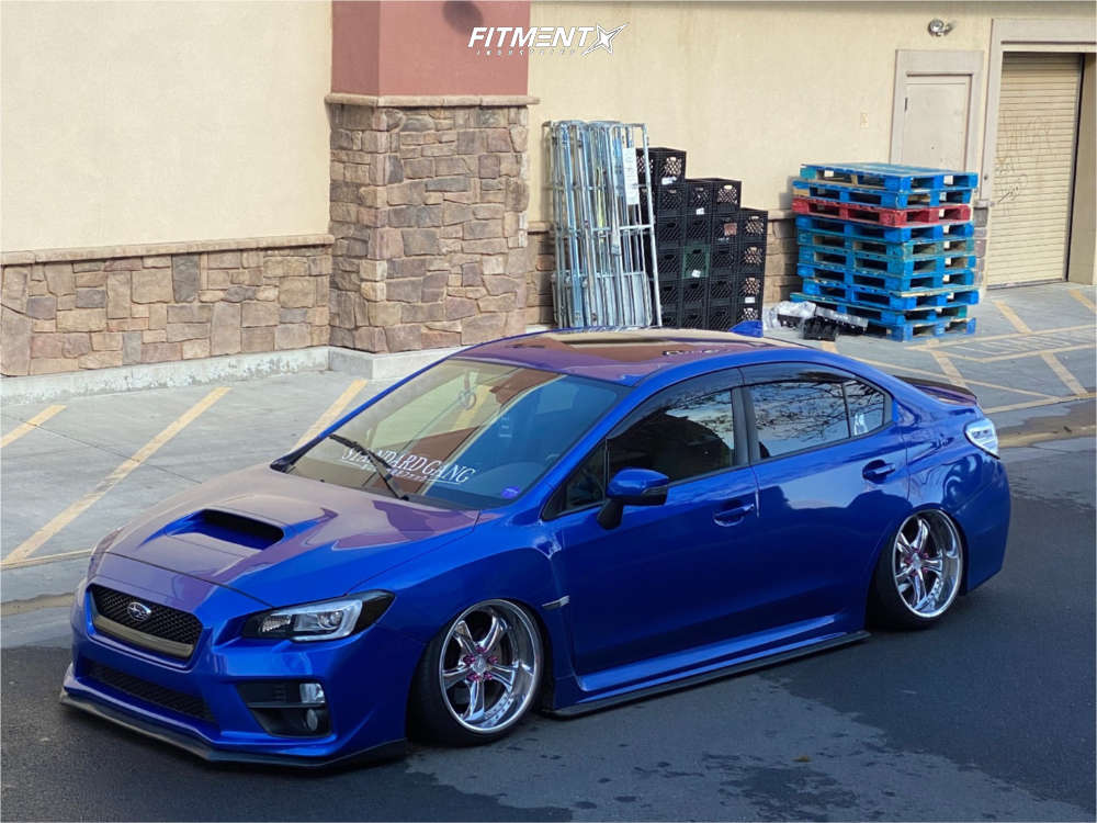 2017 Subaru WRX Limited with 18x9.5 Work VS KF and Accelera 215x35 on Coilovers | 1047468 ...