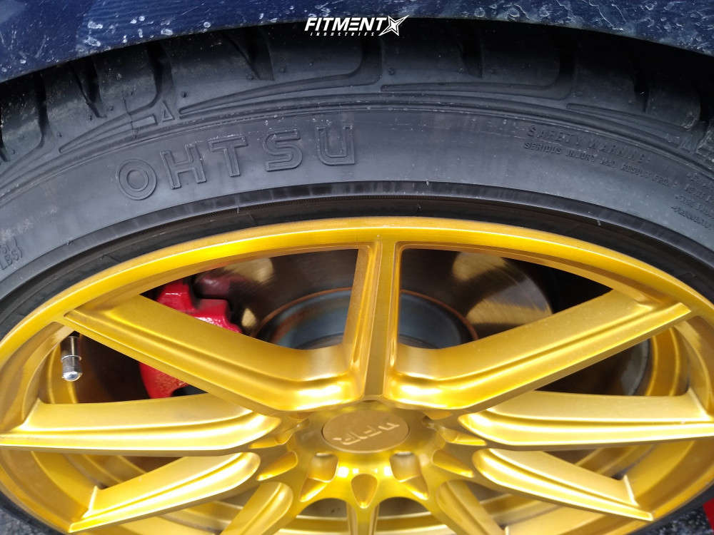 2015 Volkswagen GTI S with 18x8.5 F1R F101 and Ohtsu 225x40 on Lowering ...