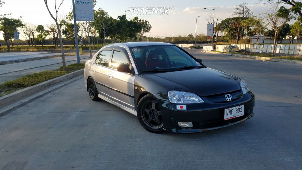 2001 Honda Civic EX with 16x7 Rota Slipstreams and GT Radial 205x50 on ...