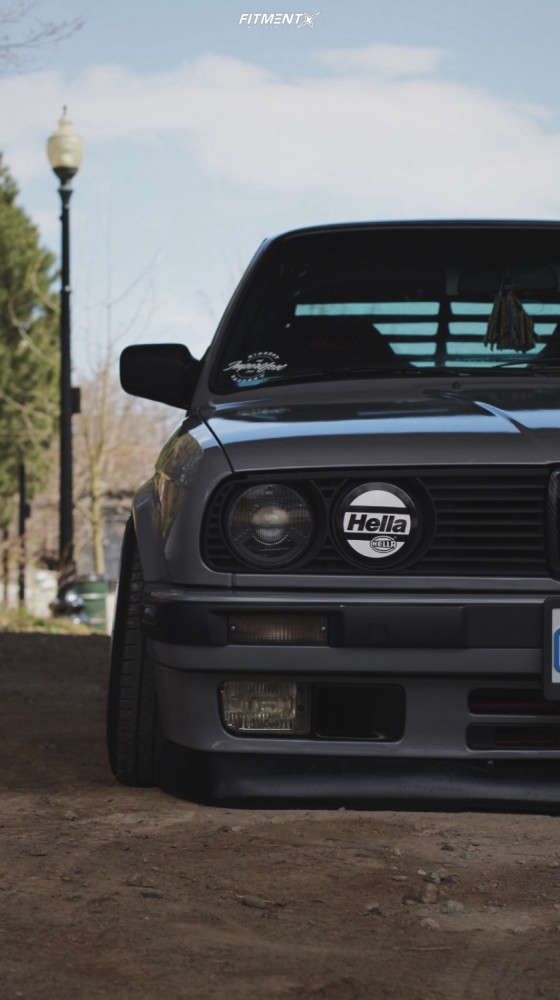 1990 BMW 325is Base with 16x8.5 BBS RS and Kelly 195x45 on Air ...